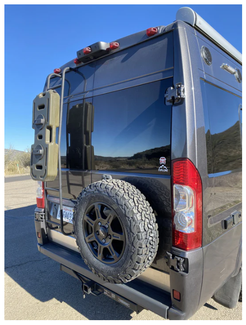 Promaster Van Spare Tire Mount Right Hand Door – Blue Ridge Adventure ...